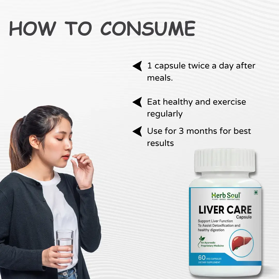 Liver Care Capsule: Helps In Fatty Liver, Digestion & Daily Liver Detox